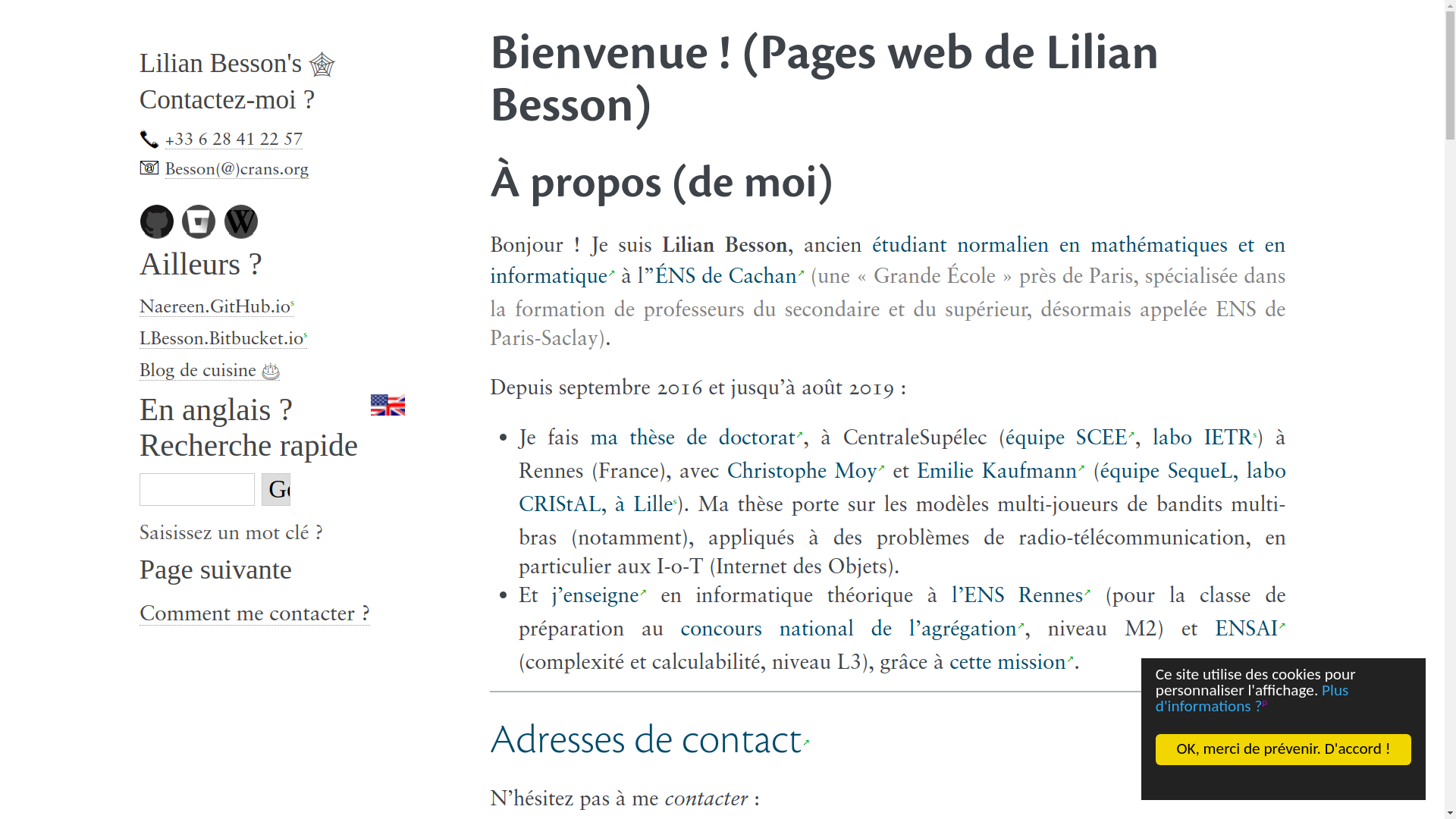 Lilian Besson’s Web Pages - using Sphinx — Lilian Besson @ perso.crans.org